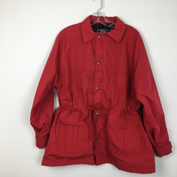 Woolrich | Jackets & Coats | Vtg Woolrich Red Flannel Lined Utility ...